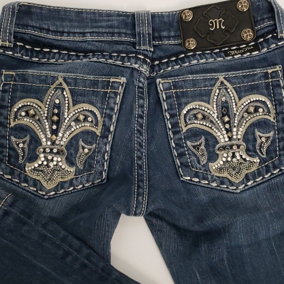 Miss Me | Jeans | Miss Me Rhinestone Fleurdelis Jeans | Poshmark